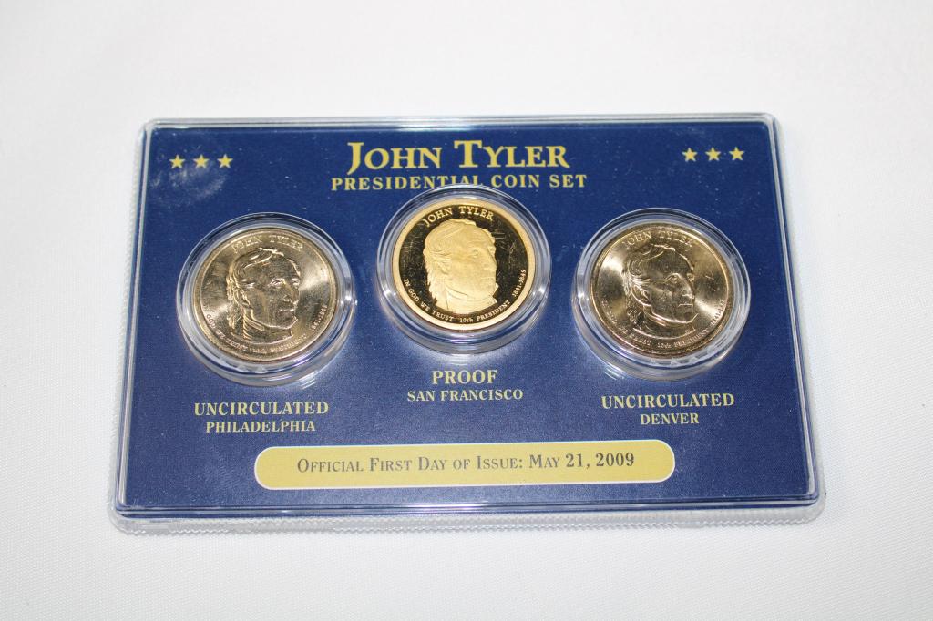 2009 John Tyler Presidential Coin Set - Feb 12, 2022 | Auctions by ...