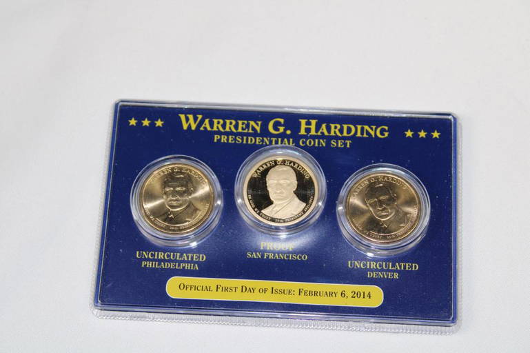 2014 Warren G. Harding Presidential Coin Set