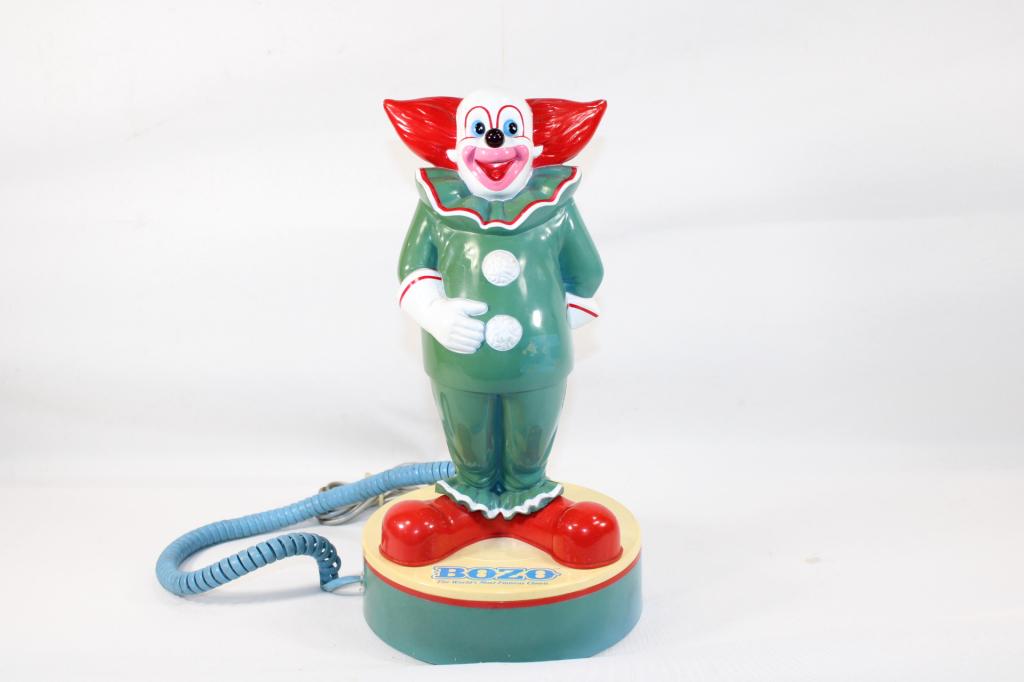 Vintage Bozo The Worlds Most Famous Clown Phone