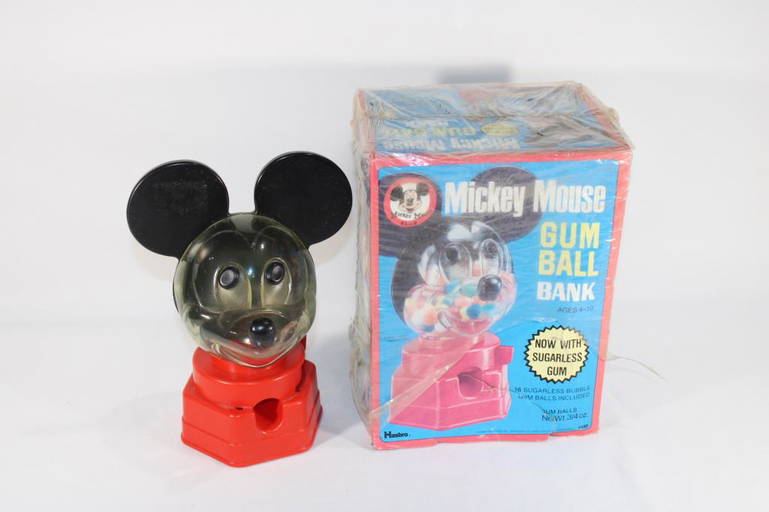 1968 Hasbro Mickey Mouse Gumball Machine