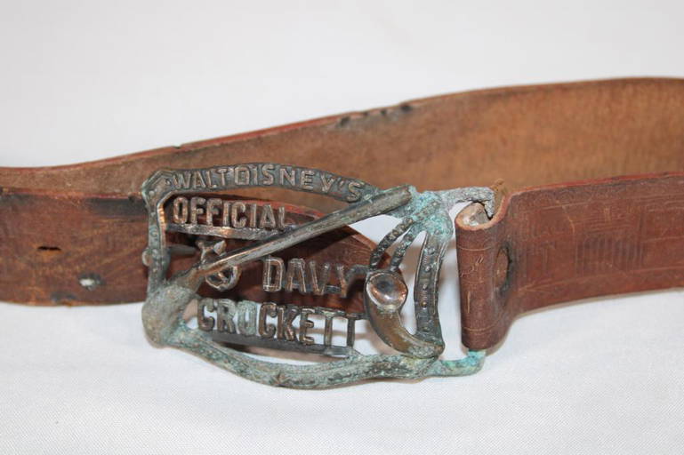 Rare Walt Disney's Offical Davy Crockett Belt