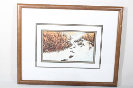 Framed Bev Doolittle Print Double Back