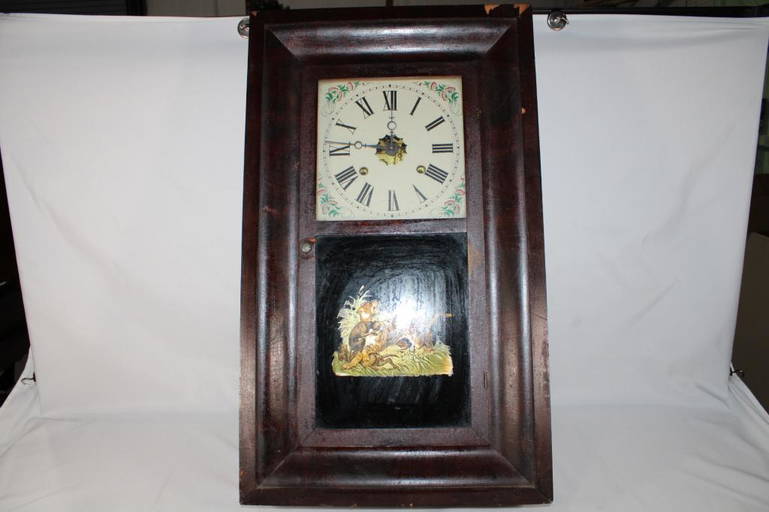 Antique Waterbury Clock Company Wall Clock