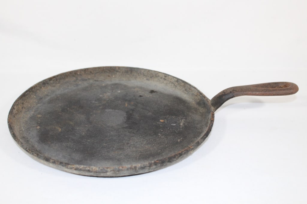 Cast Iron Flat Skillet Auction
