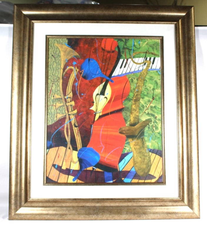 Marcus Glenn Instruments Imitating Life Seriolitho Auction