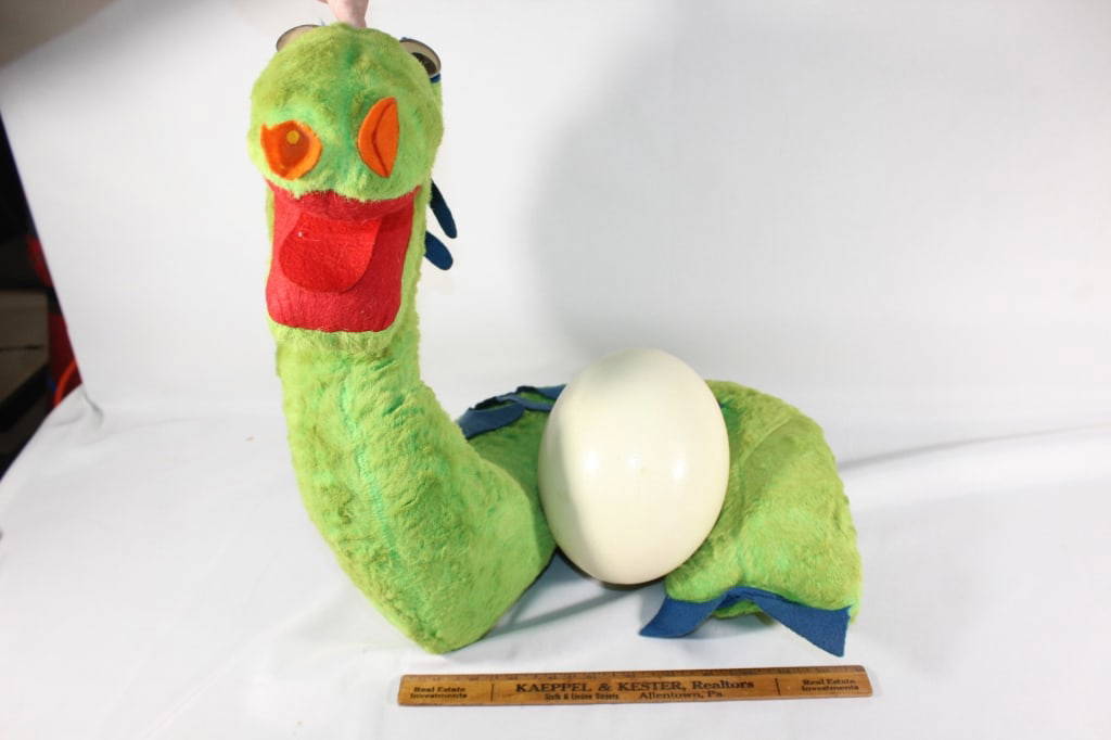 Vintage Original Mattel Cecil Dragon Doll W/egg Auction