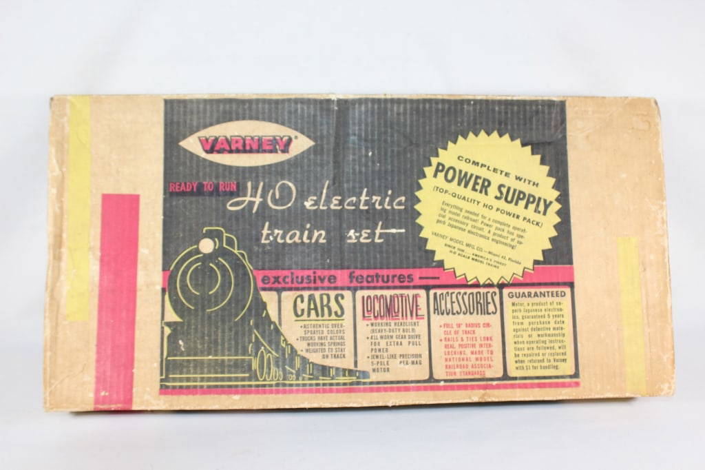 Varney Ho Electric Train Set With Original Box Auction
