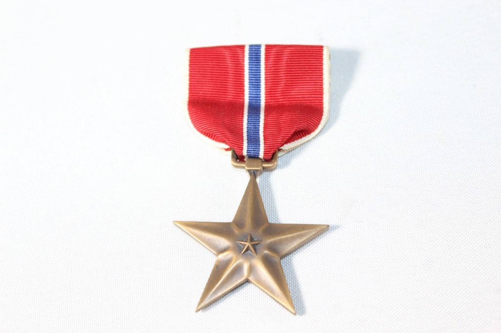 Ww2 Bronze Star Ribbon Auction