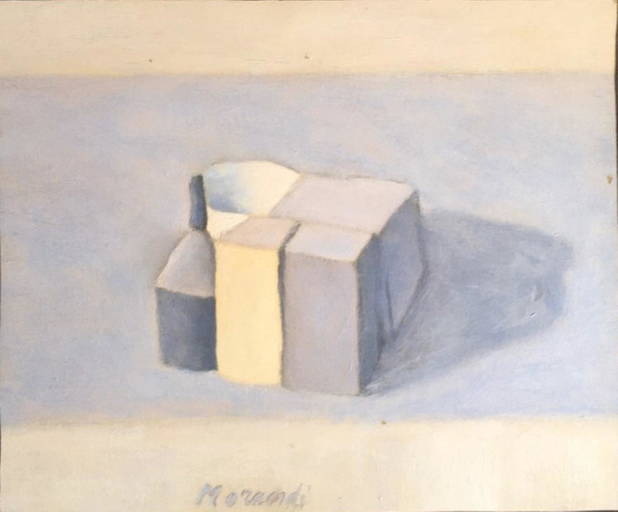 After Giorgio Morandi, Still Life With Five Objects Oil On Canvas