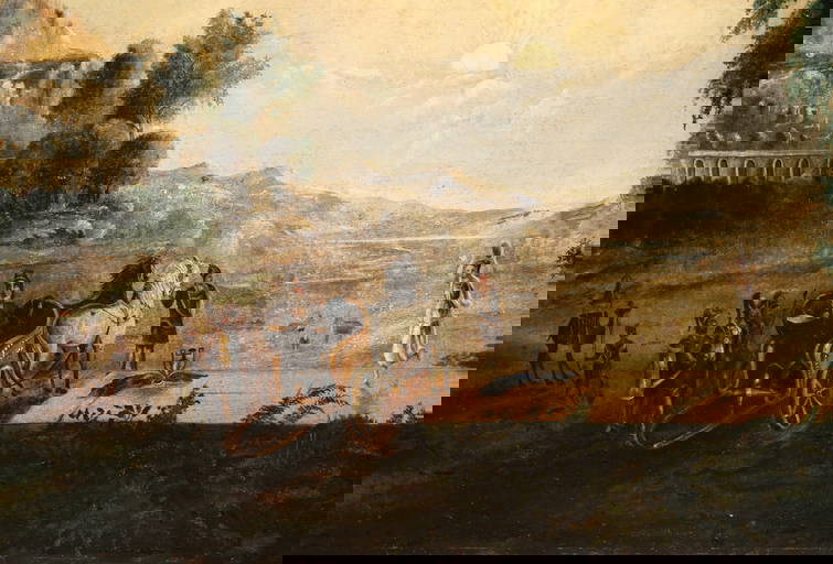 Carl Christian Anton Christensen Ol On Canvas