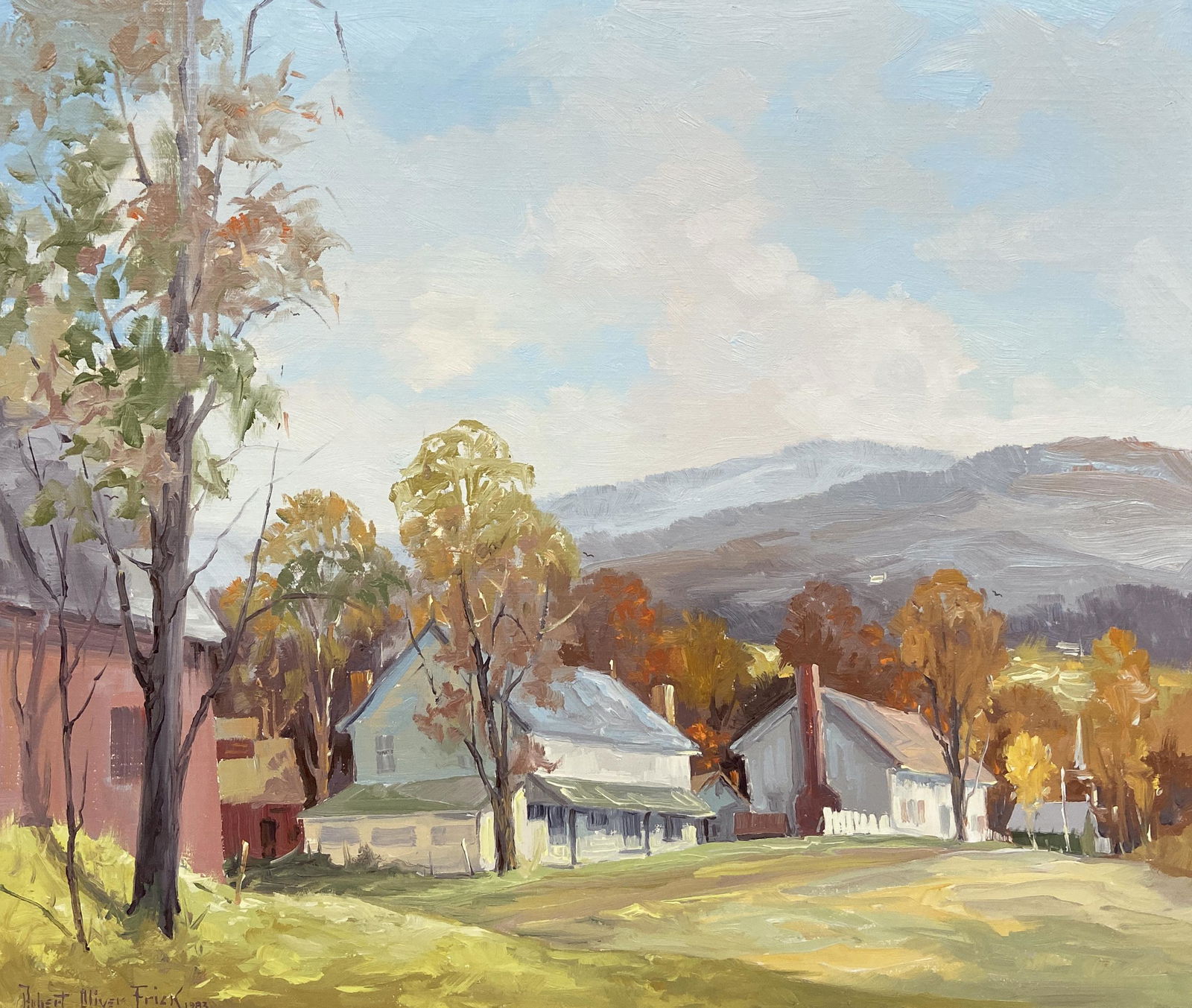 Oil on Canvas Painting by Robert Oliver Frick. - Jul 11, 2020 | Direct ...