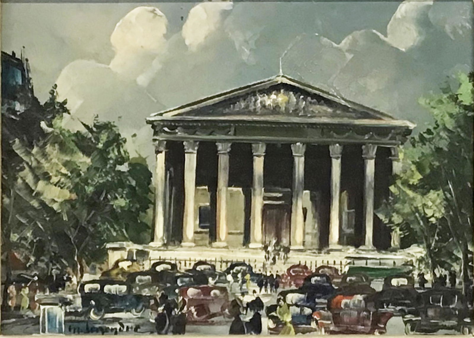 Maurice Legendre Painting Of A French Building.