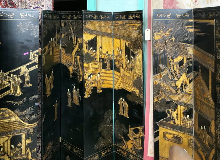 Asian 8 Panel Dressing Screen.