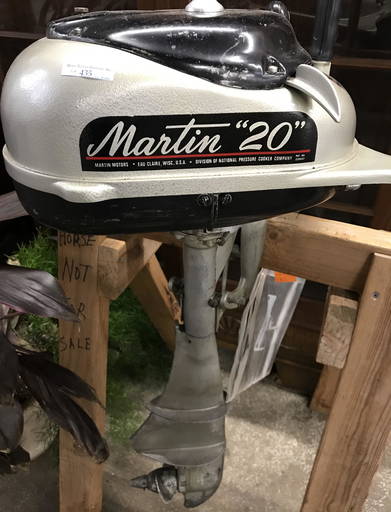 1951 Martin "20" Vintage Outboard Boat Motor.