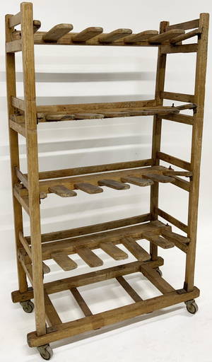 Primitive / Rustic Wooden Shoe Rack.
