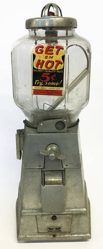 Asco "hot Nut Vendor" Peanut Vending Machine.