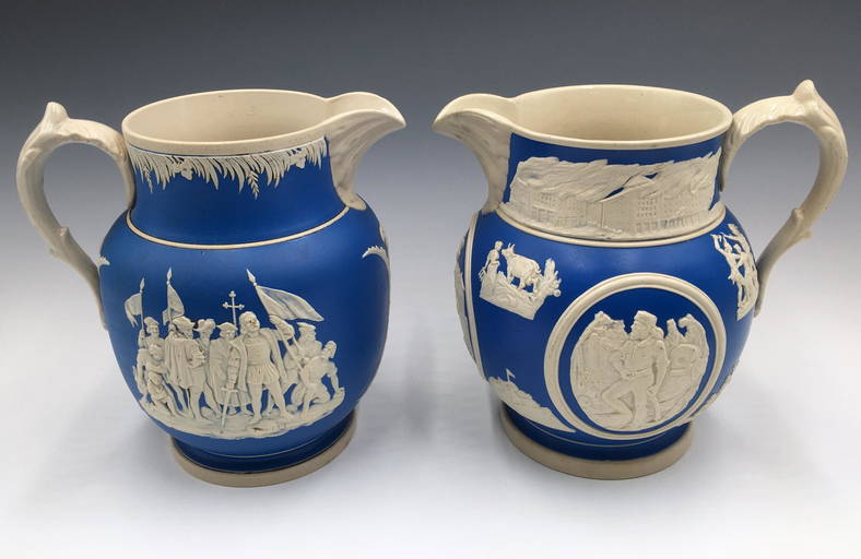 Lot: Two Copeland & Sons Commemorative Pitchers. - Nov 27, 2021 ...