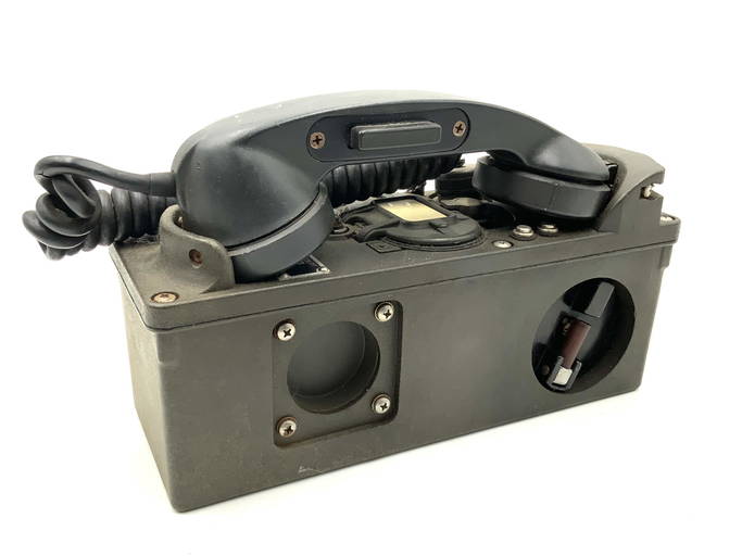 Vintage Military Field Telephone.
