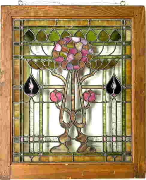 Arts And Crafts Stained Glass Window
