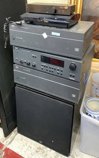 Lot: Nad, Sony, And Nht Electronics.