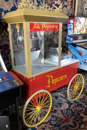 Gay 90's Whiz Bang Popcorn Machine, Model 2014.