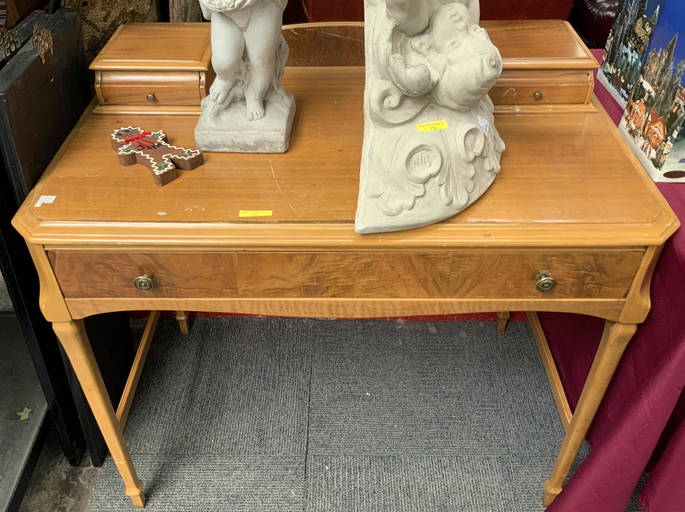 Light Wood Writing Desk, As Is.