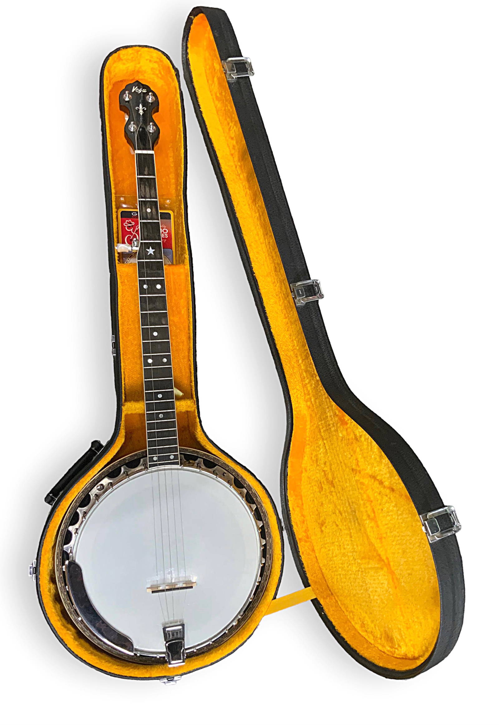 Vega 5-string Banjo W/ Hard Case. Auction