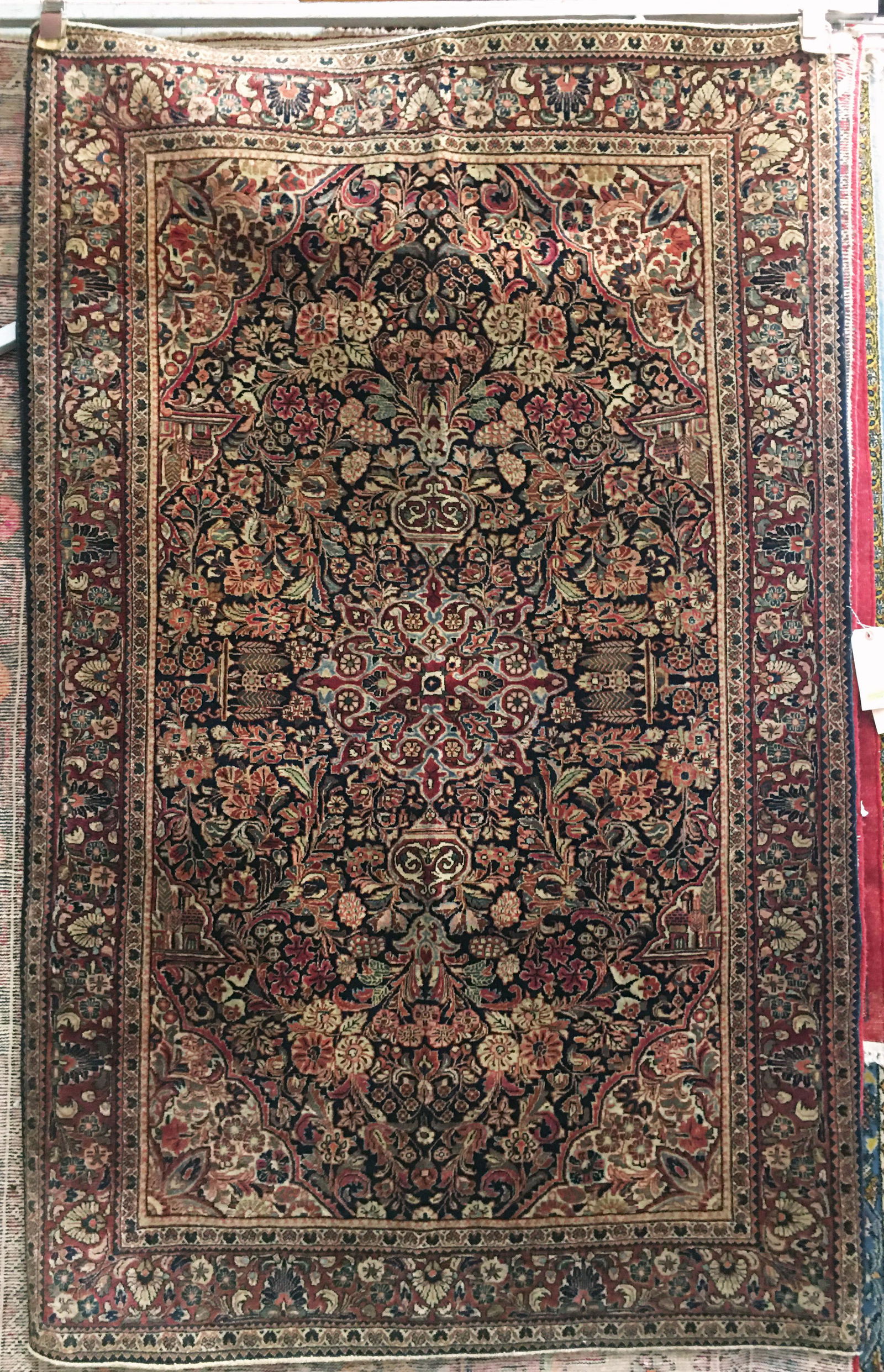 4' X 6' 5" Fine-weave Tabriz Pattern Rug. Auction