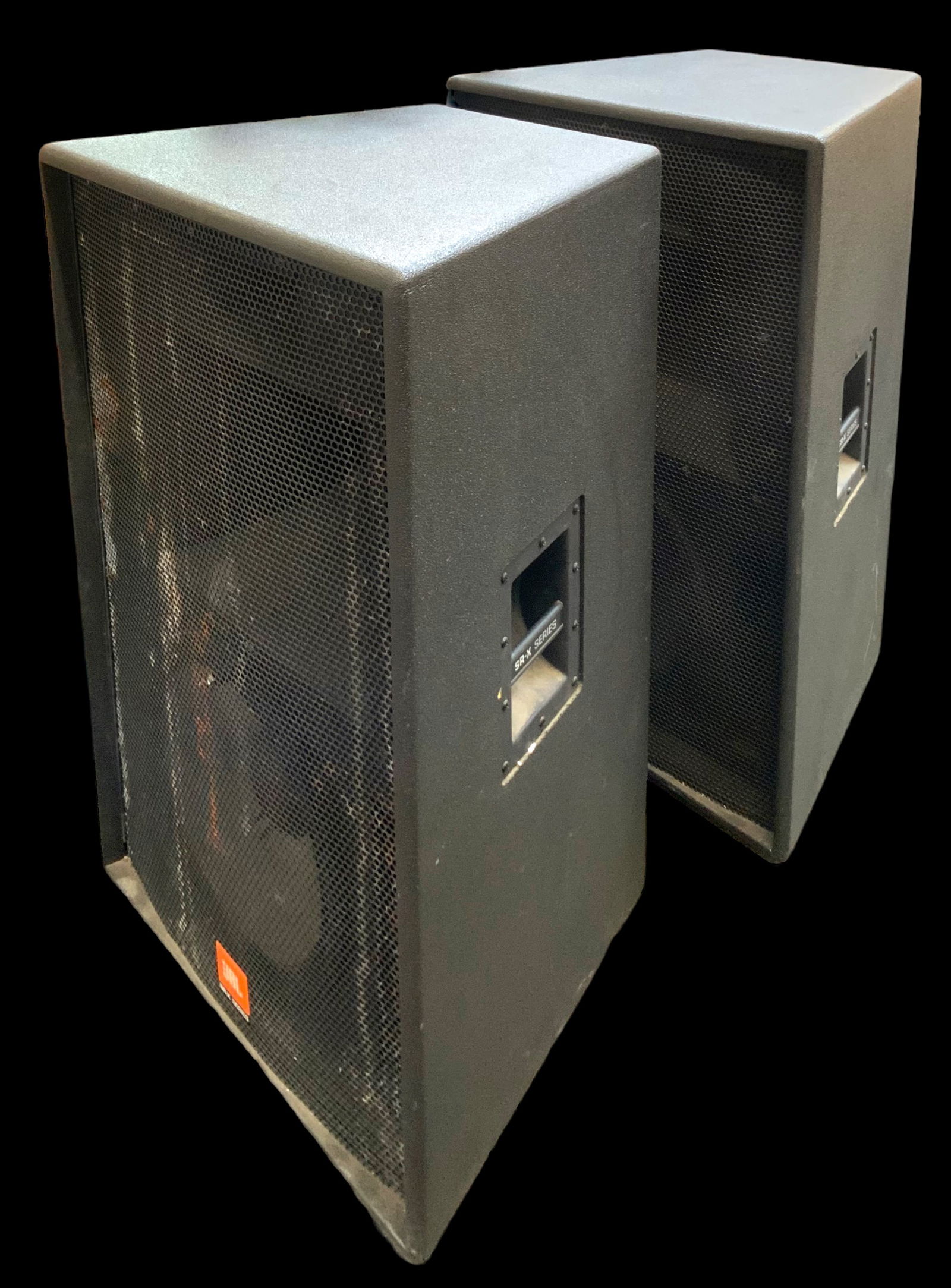 Pair Of Large Jbl Sr-x Series Loudspeakers. Auction