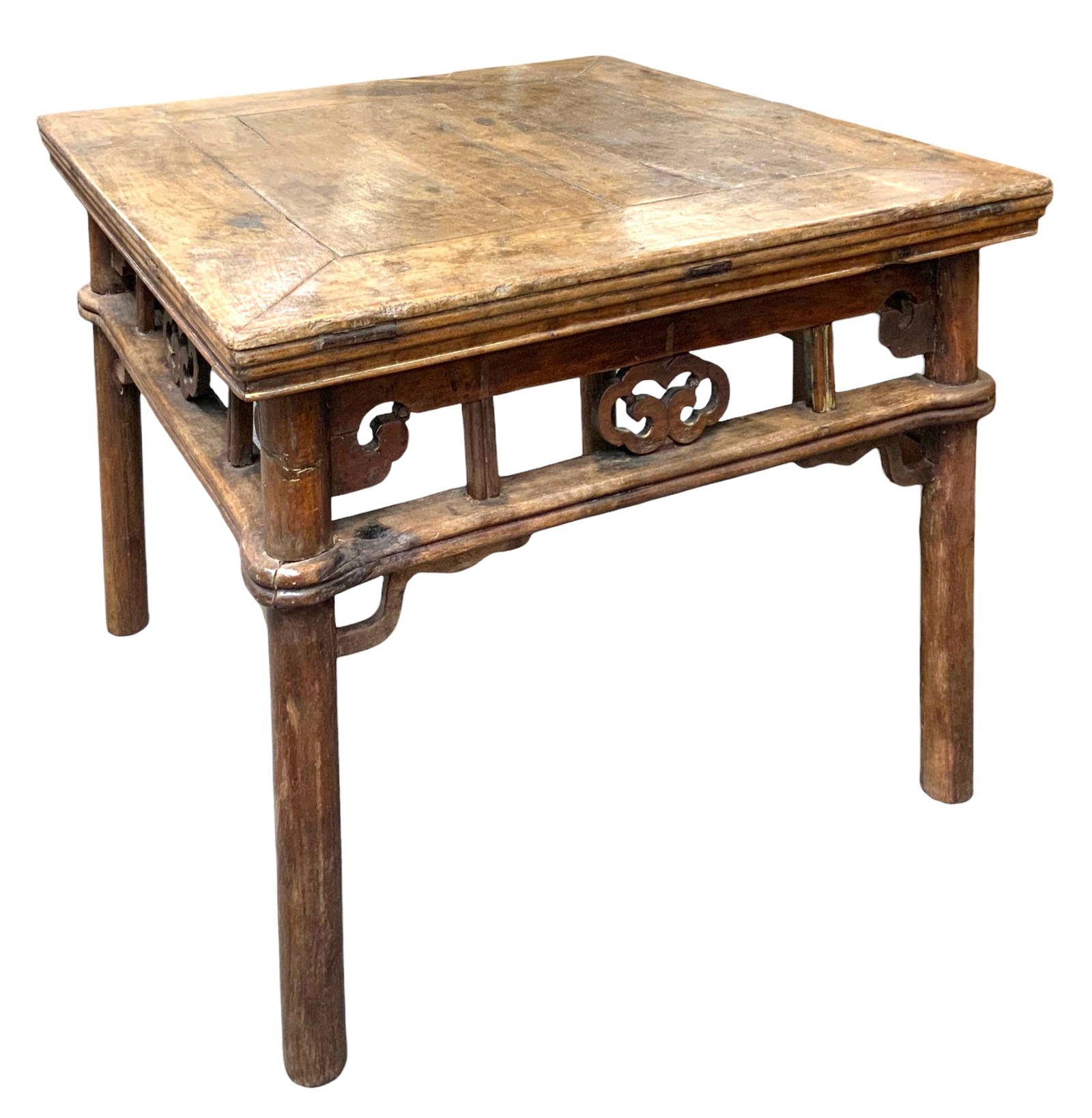 Qing Dynasty Golden Triangle Chinese Wood Table. Auction