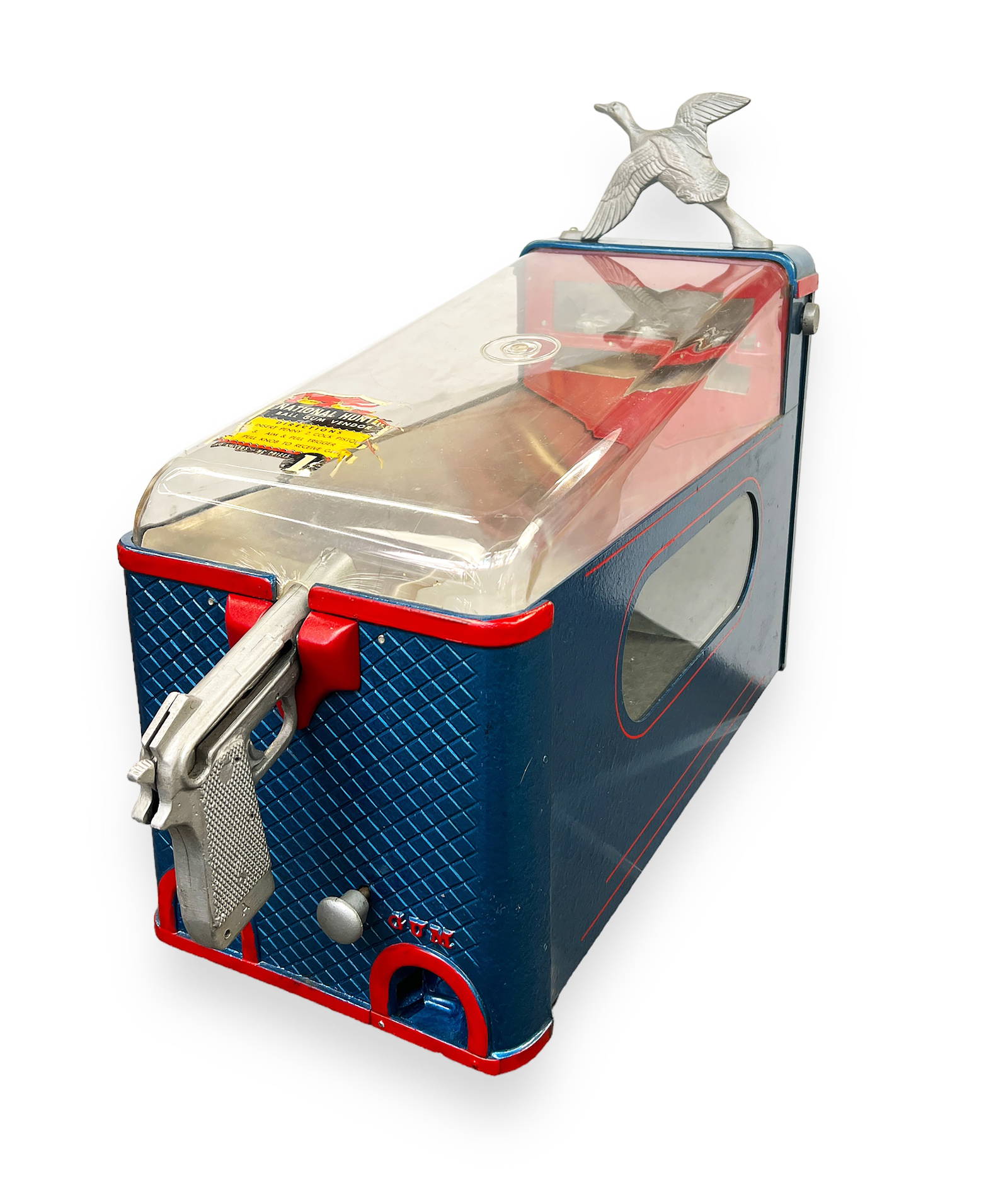 Arcade Penny Duck Hunting Machine W/ Key. Auction