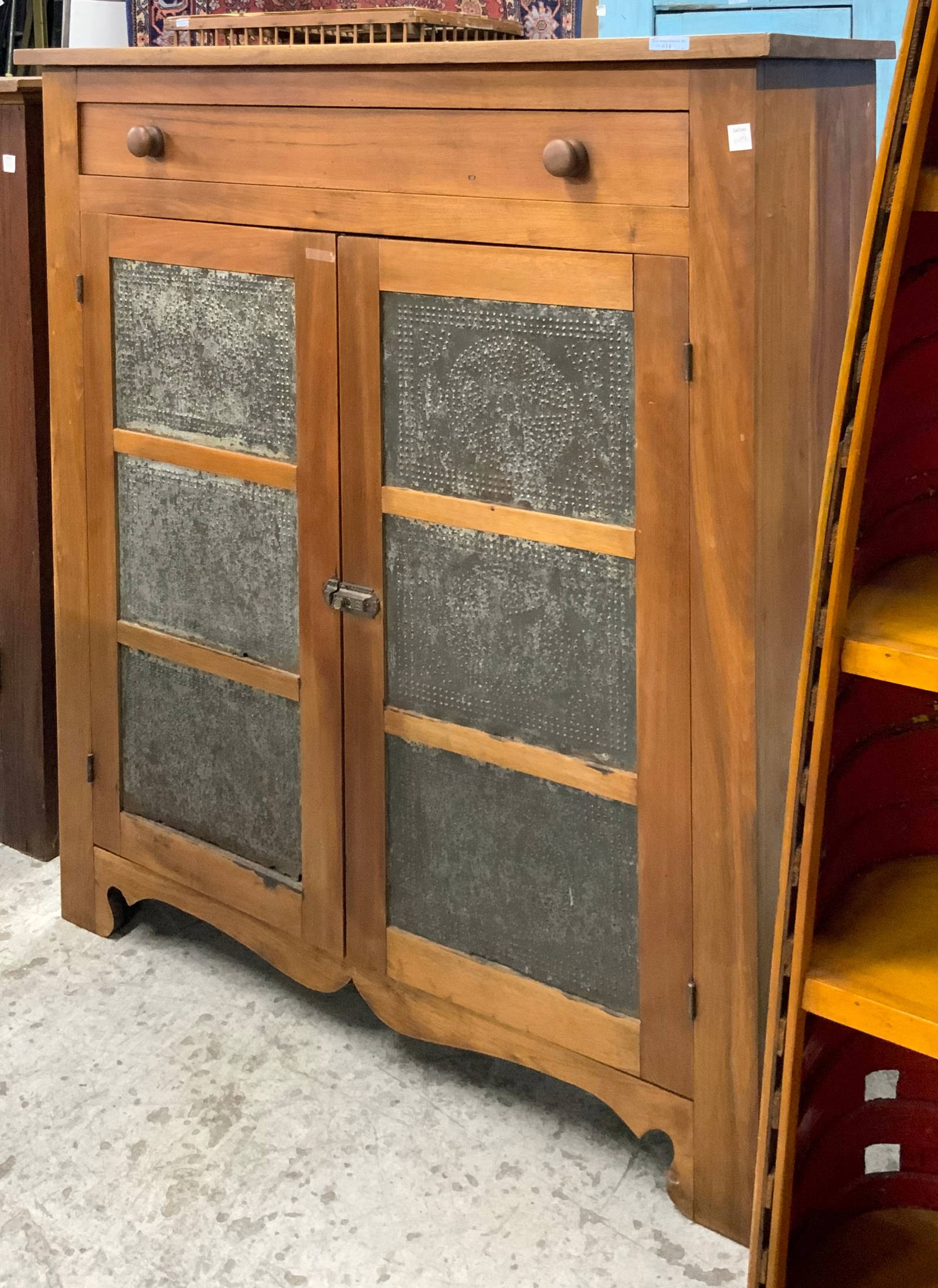 Antique Primitive Pie Safe. Auction