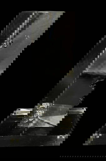 Robert Rigot For Baccarat Crystal Face Sculpture.