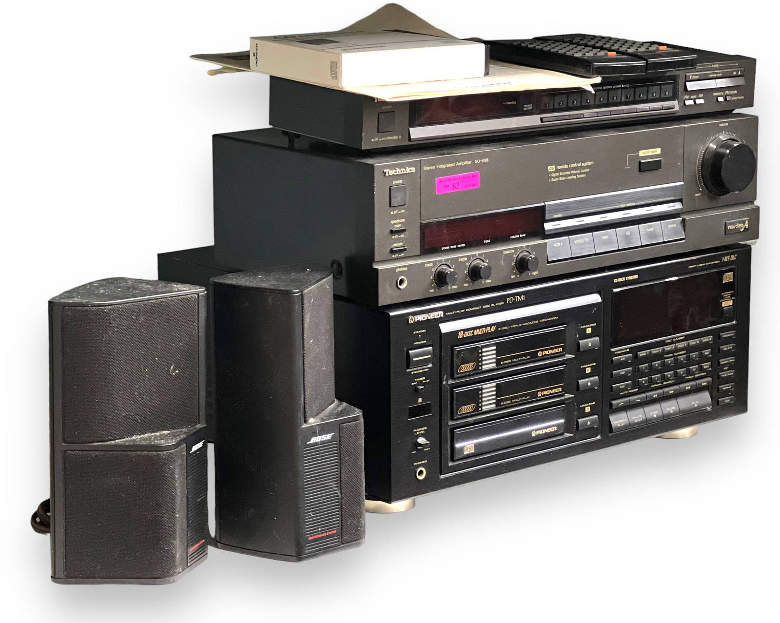 Lot Of Stereo Components And Speakers. Auction