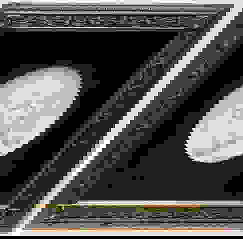 Framed Marble Plaque Of Peter Cooper. Auction