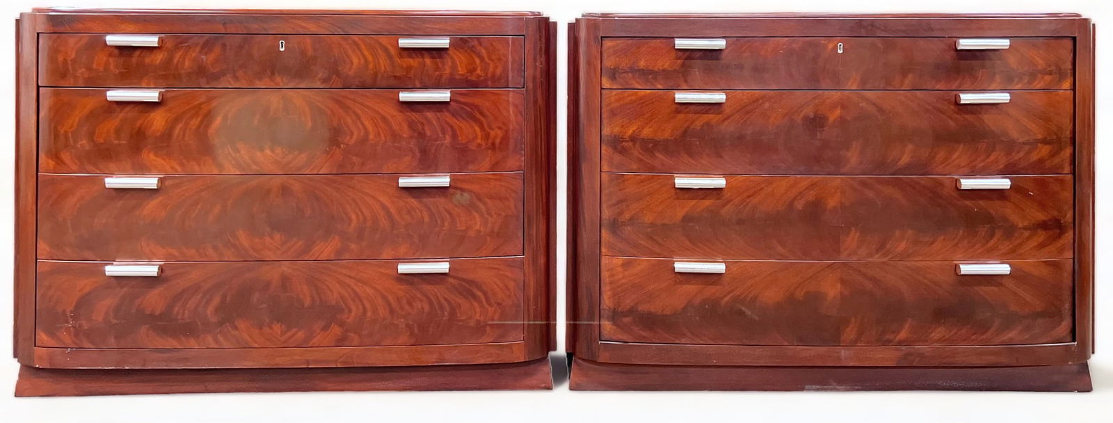 Pair Of Polo Ralph Lauren Art Deco Style Chests. Auction