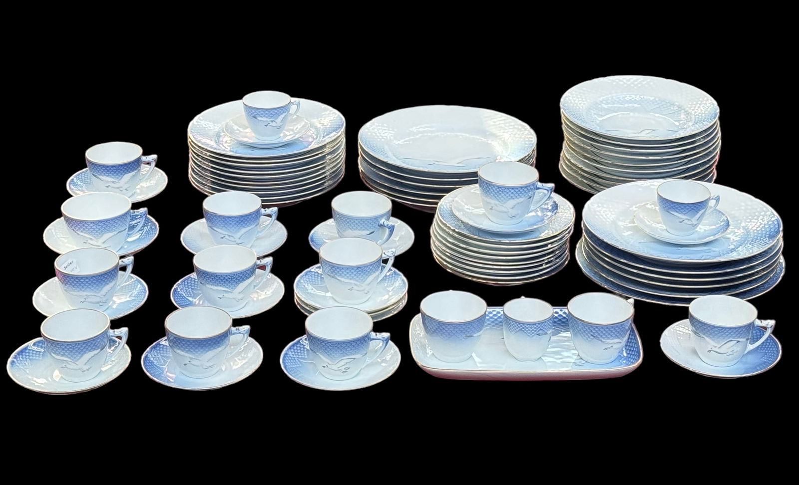 Bing & Grondahl 73 Pc. Set- Seagull Pattern China. Auction