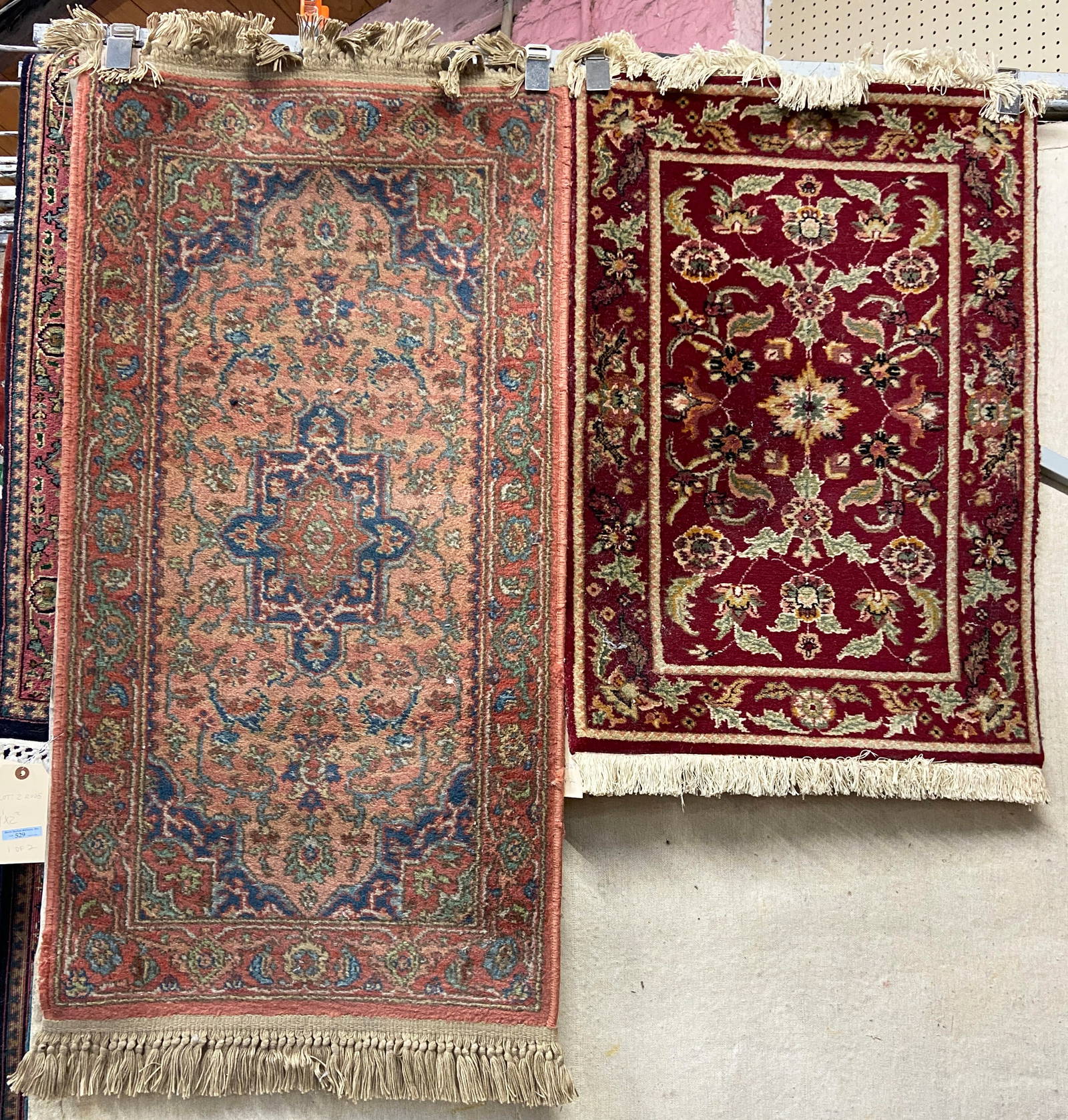 Lot Of Two Small Rugs. Auction
