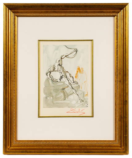 The Punishment Of Vanni Fucci, Salvador Dali Print