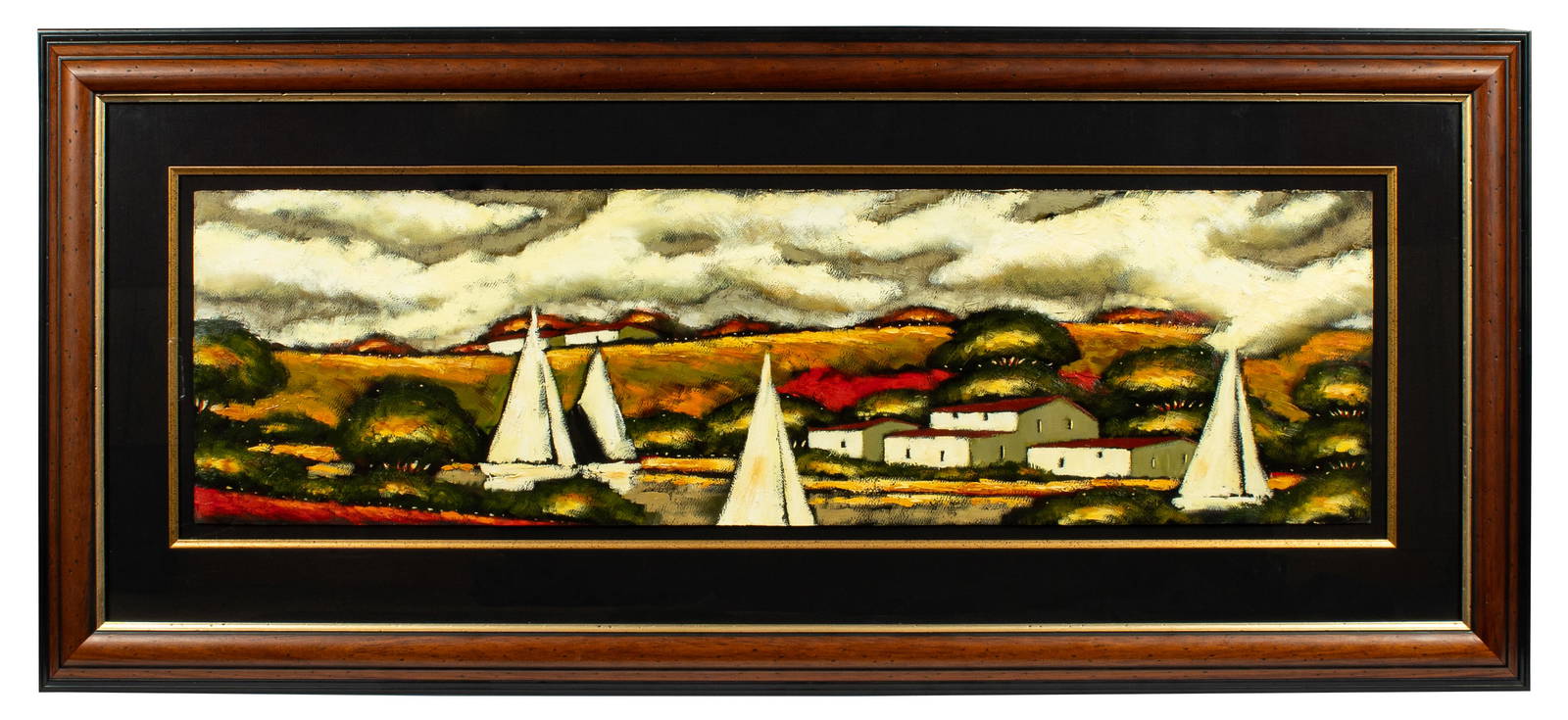 Very Large Landscape Painting By Sergey Cherep. Auction