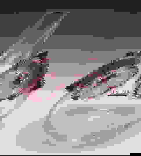 M Lalique "atossa" Lavender Flower Crystal Vase. Auction