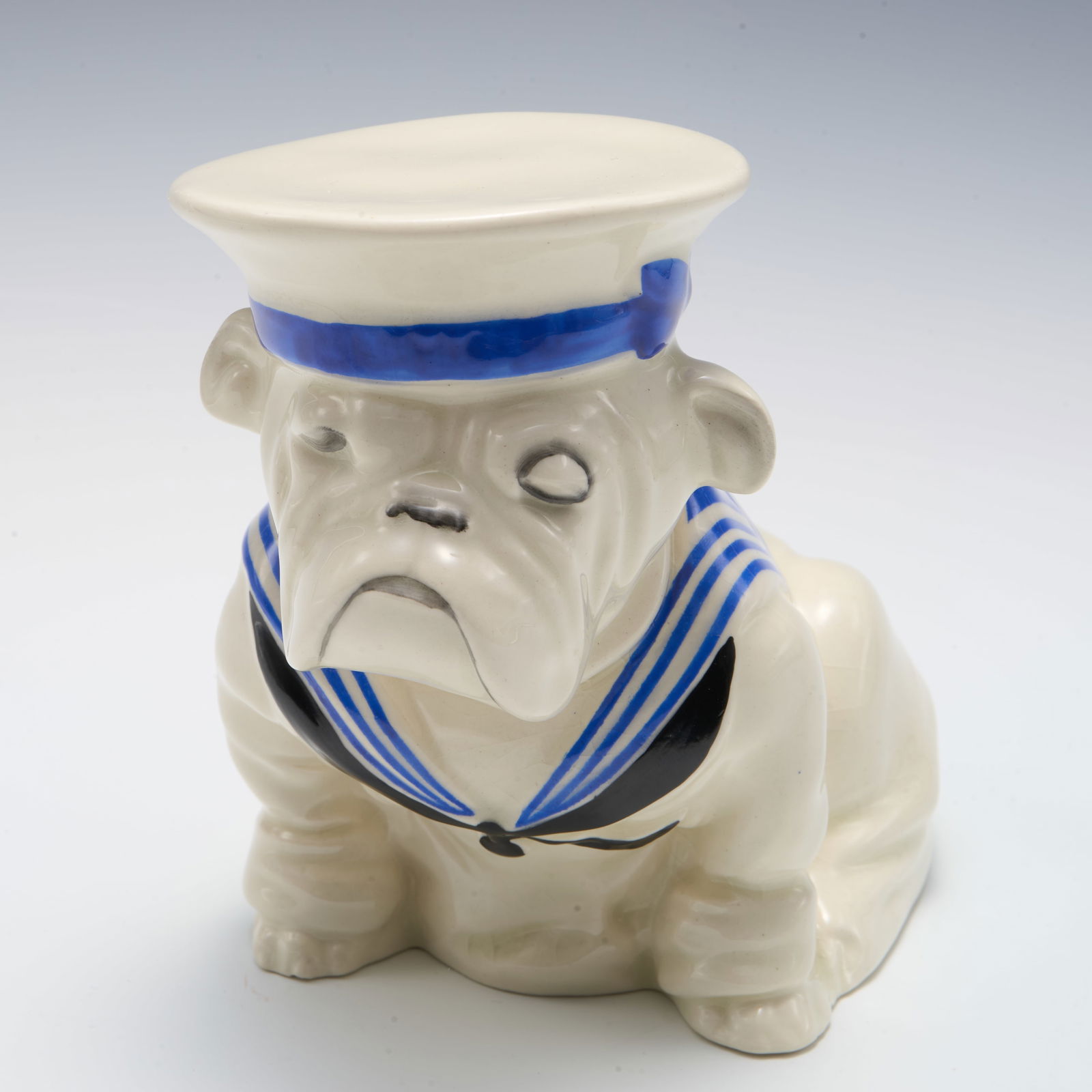 Royal Doulton Bulldog W/ Navy Sailor Uniform. Auction