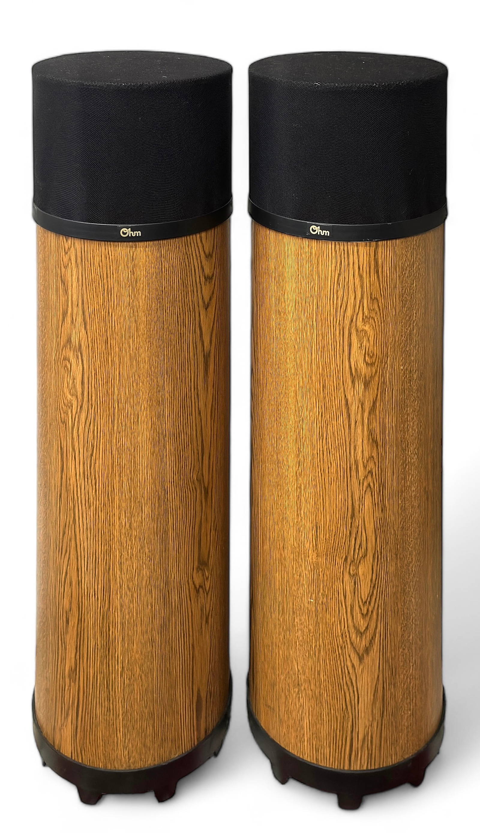 Pr. Of Ohm Acoustics Corp. Sound Cylinder Speakers Auction