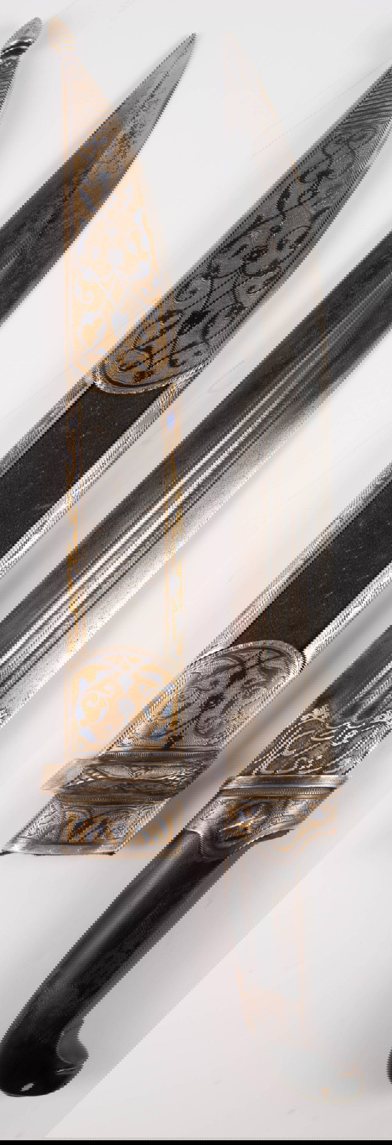 Sgd. Islamic Dagger W/ Hallmarked Silver Scabbard. Auction