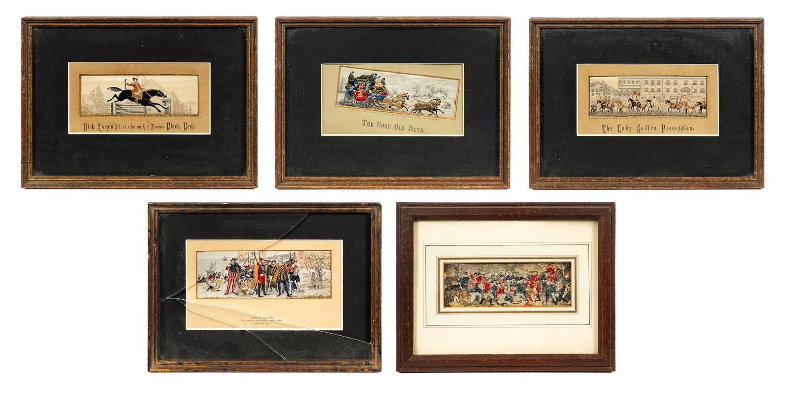 Lot Of Framed Stevengraphs, Etc. Auction