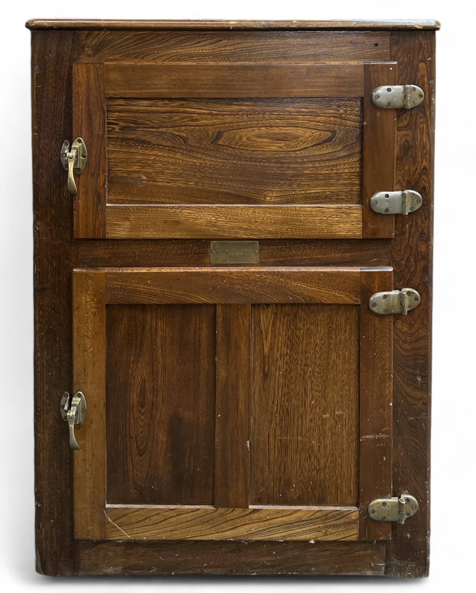 Antique Oak Ice Box - Northern Light. Auction