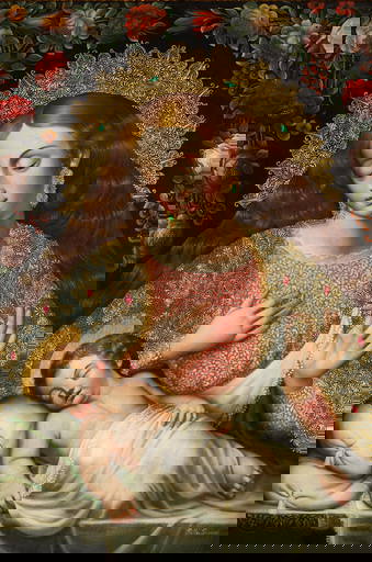 Cuzco Style, Madonna & Child, Robles Piazzini.