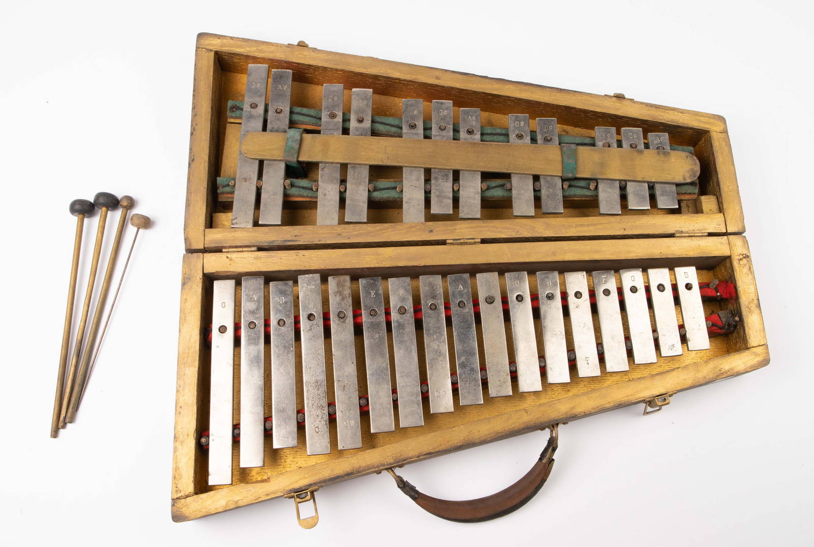 Antique German Glockenspiel In Giltwood Case. Auction