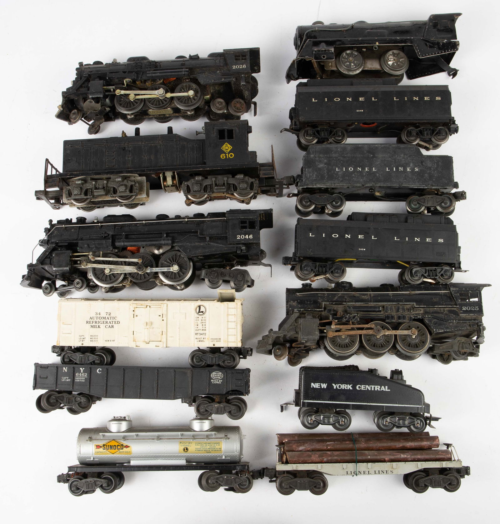 Lot Of Vintage Lionel Trains. Auction