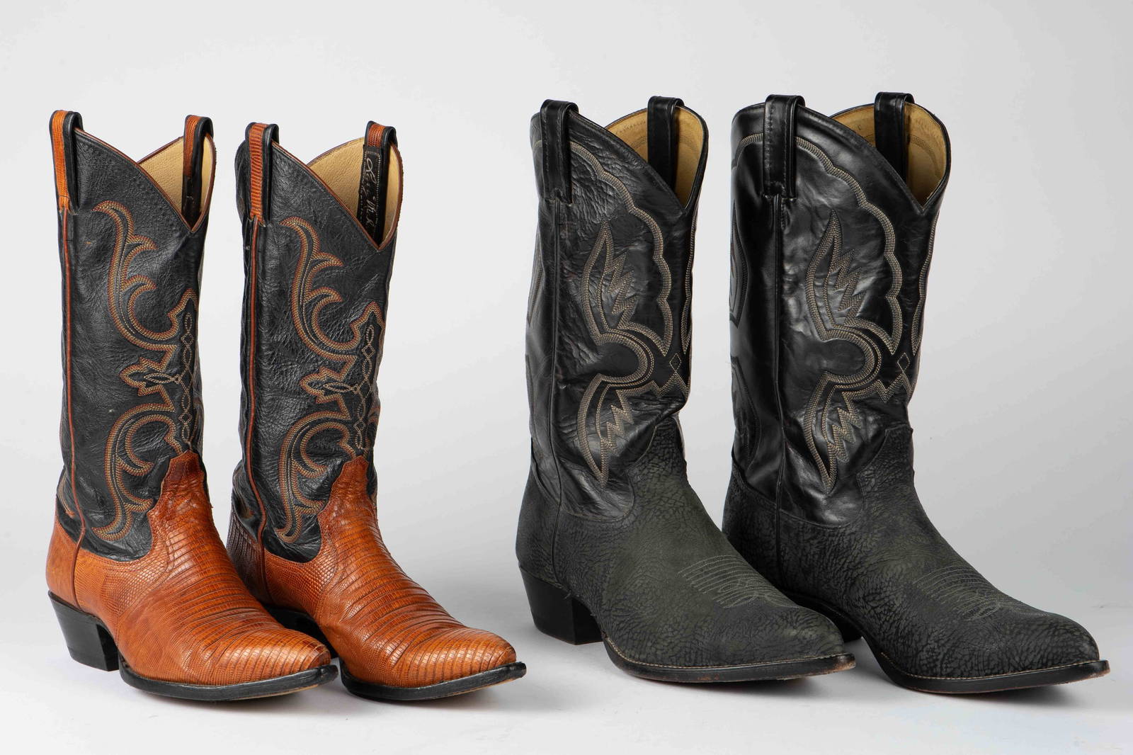 2 Pair Of Cowboy Boots- Tony Lama & Larry Mahan. Auction